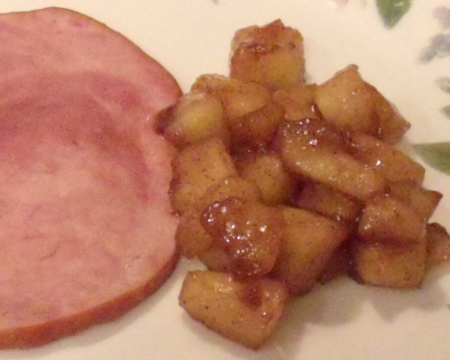 Ham and Sauteed Apples – Former Browniemaker