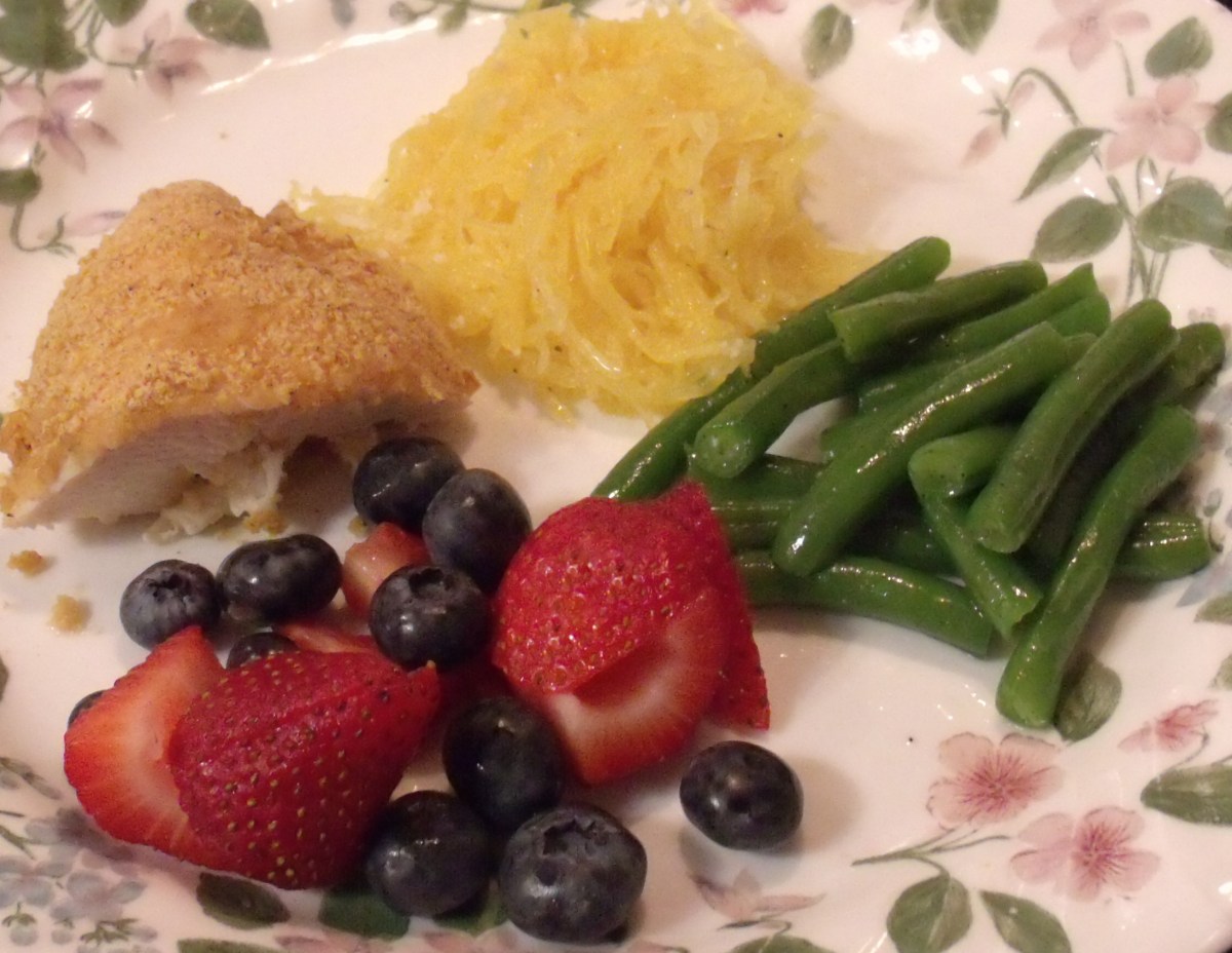 Chicken, Orangetti Squash, Beans, and Berries – Former Browniemaker
